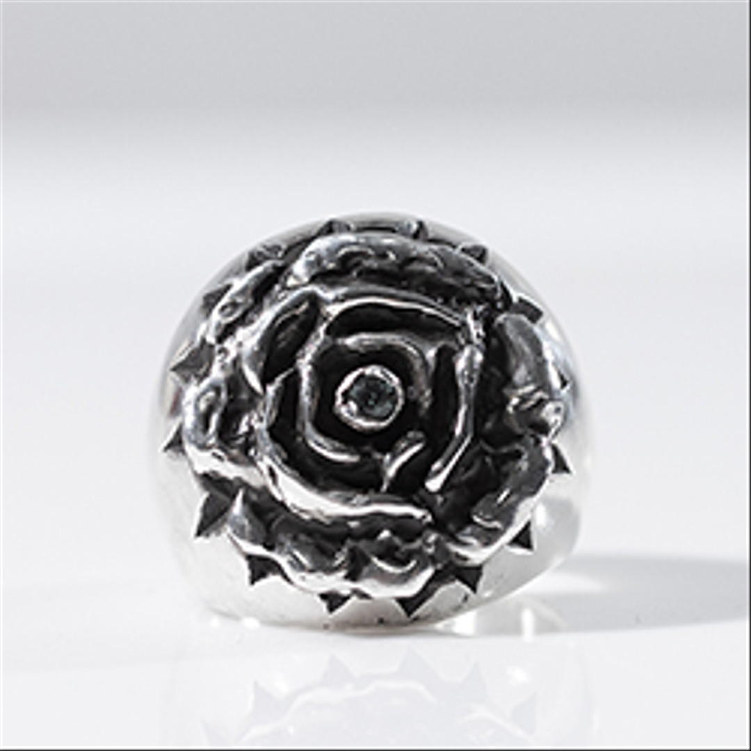 (925) spin rose ring | idus