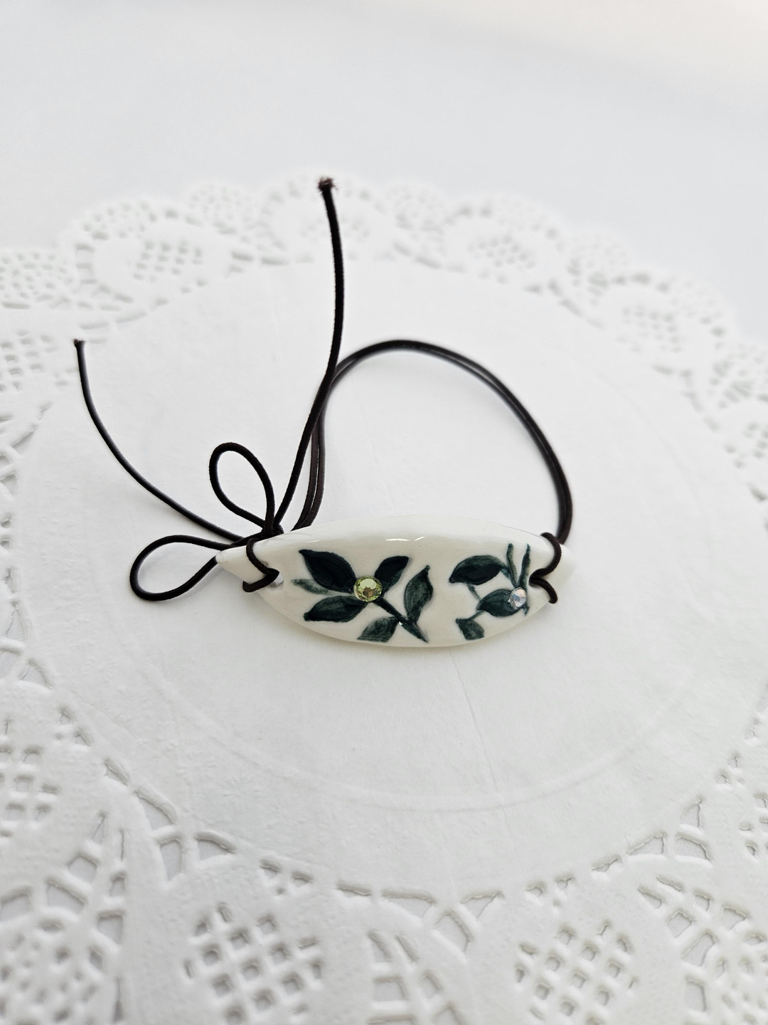 Porcelain bracelet hair tie | idus