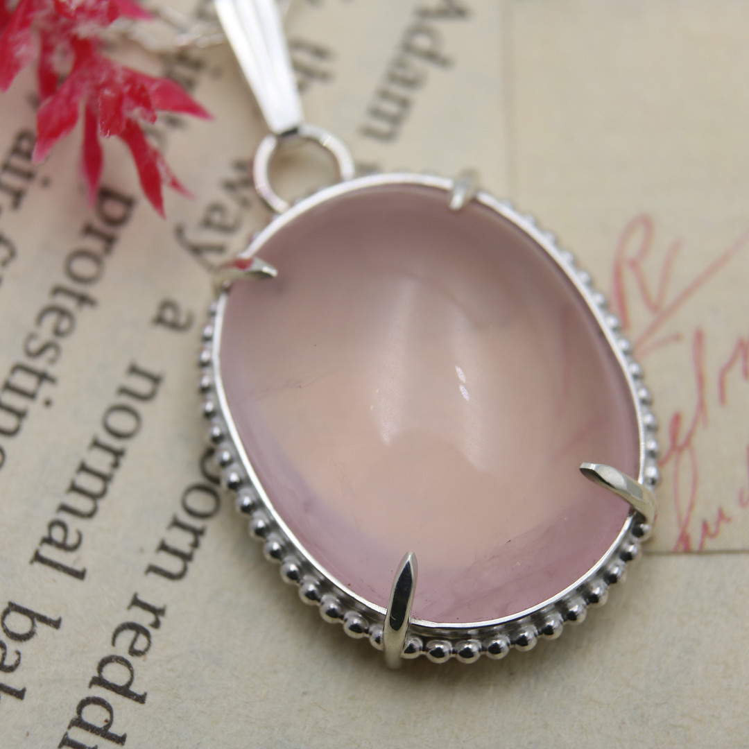 #134 Rose Quartz Pendant | idus