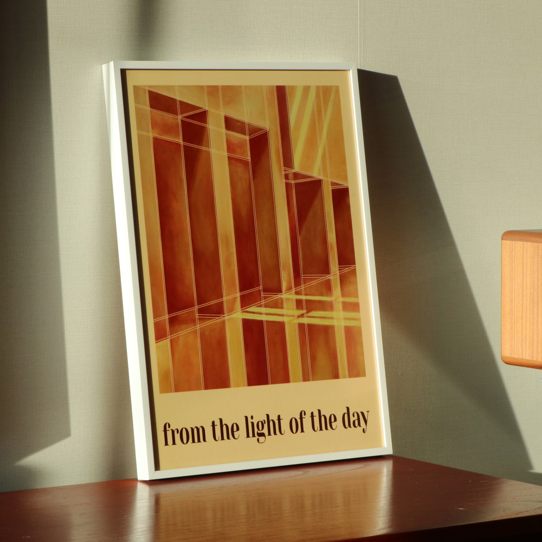 Interior Art Poster / The Light of the Day (A4)