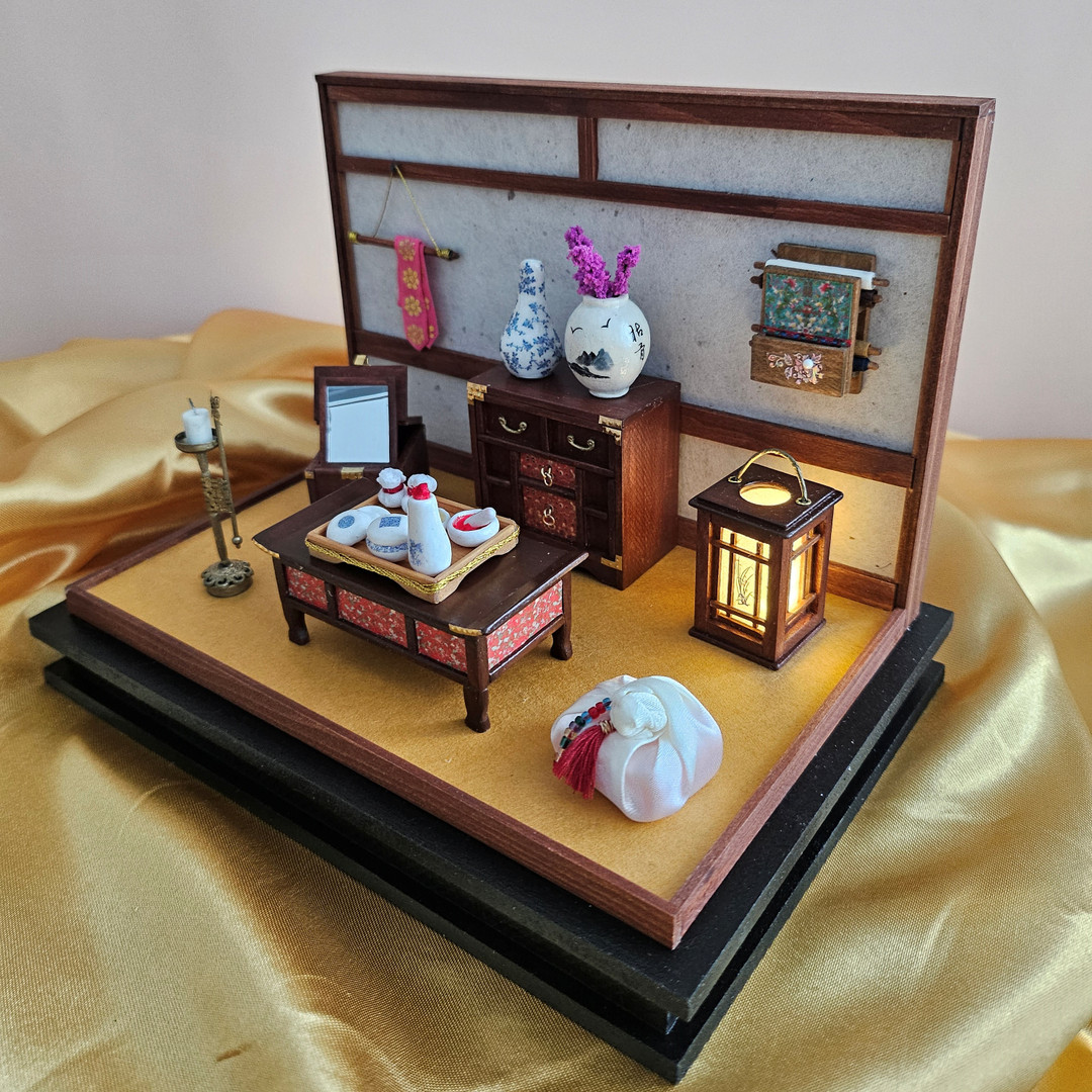 Miniature Mood light - Mini traditional lady's room | idus