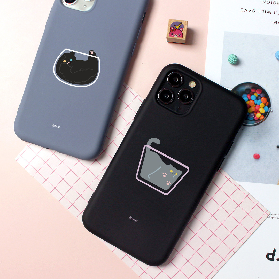 TeacupCat Bulletproof JelHard Shamood Color Soft Jelly Phone Case | idus