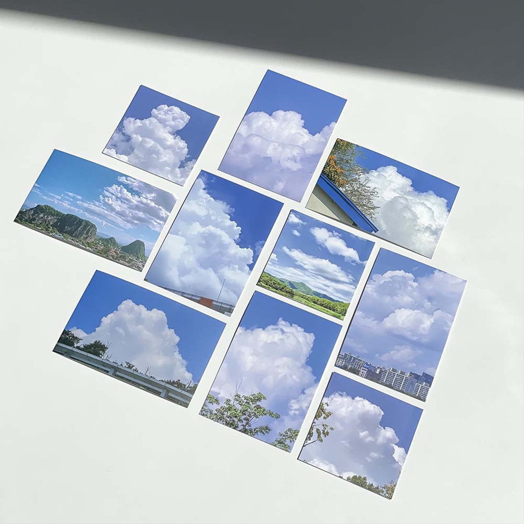 White Cotton Sticker Pack | idus