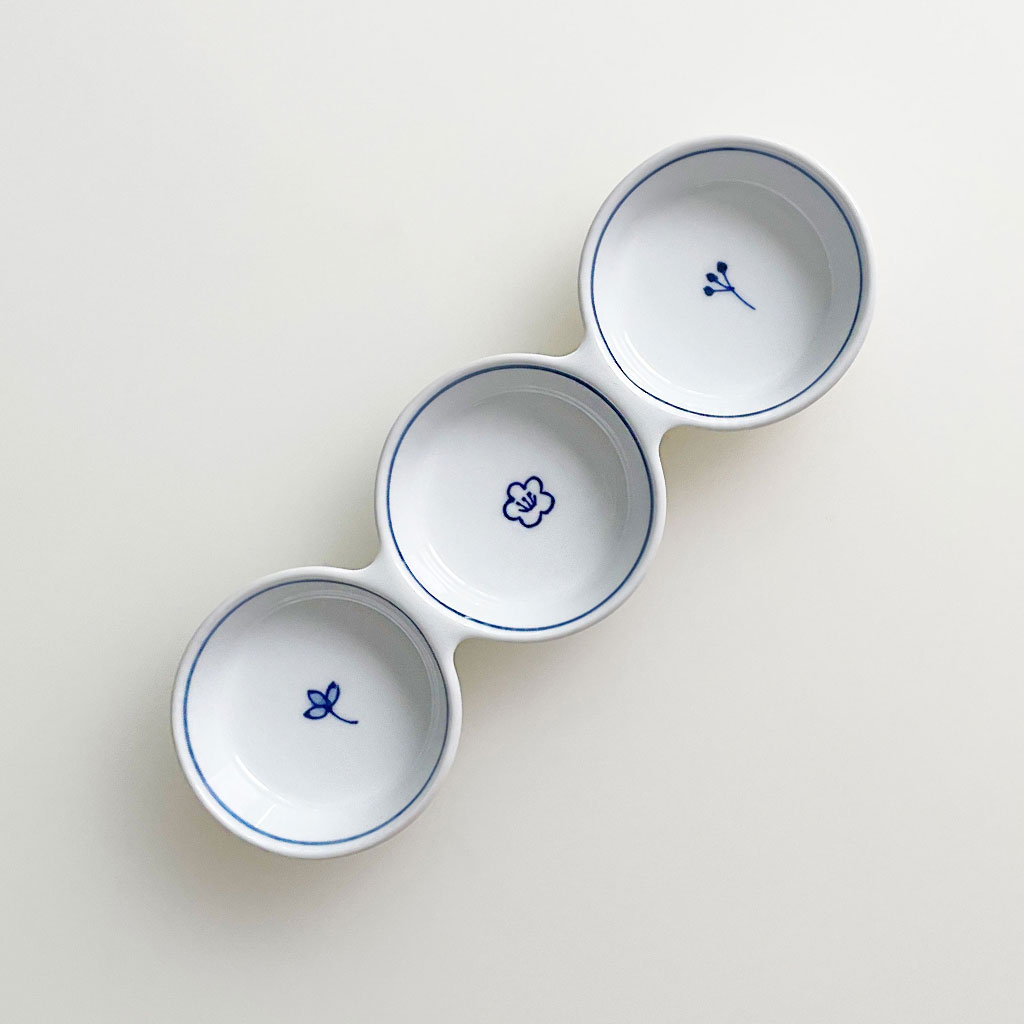3-Compartment Divided small Dishes, Divided Serving Platter | idus