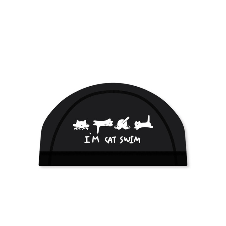 IM CAT SWIMMING CAP BLACK MESH | 아이디어스