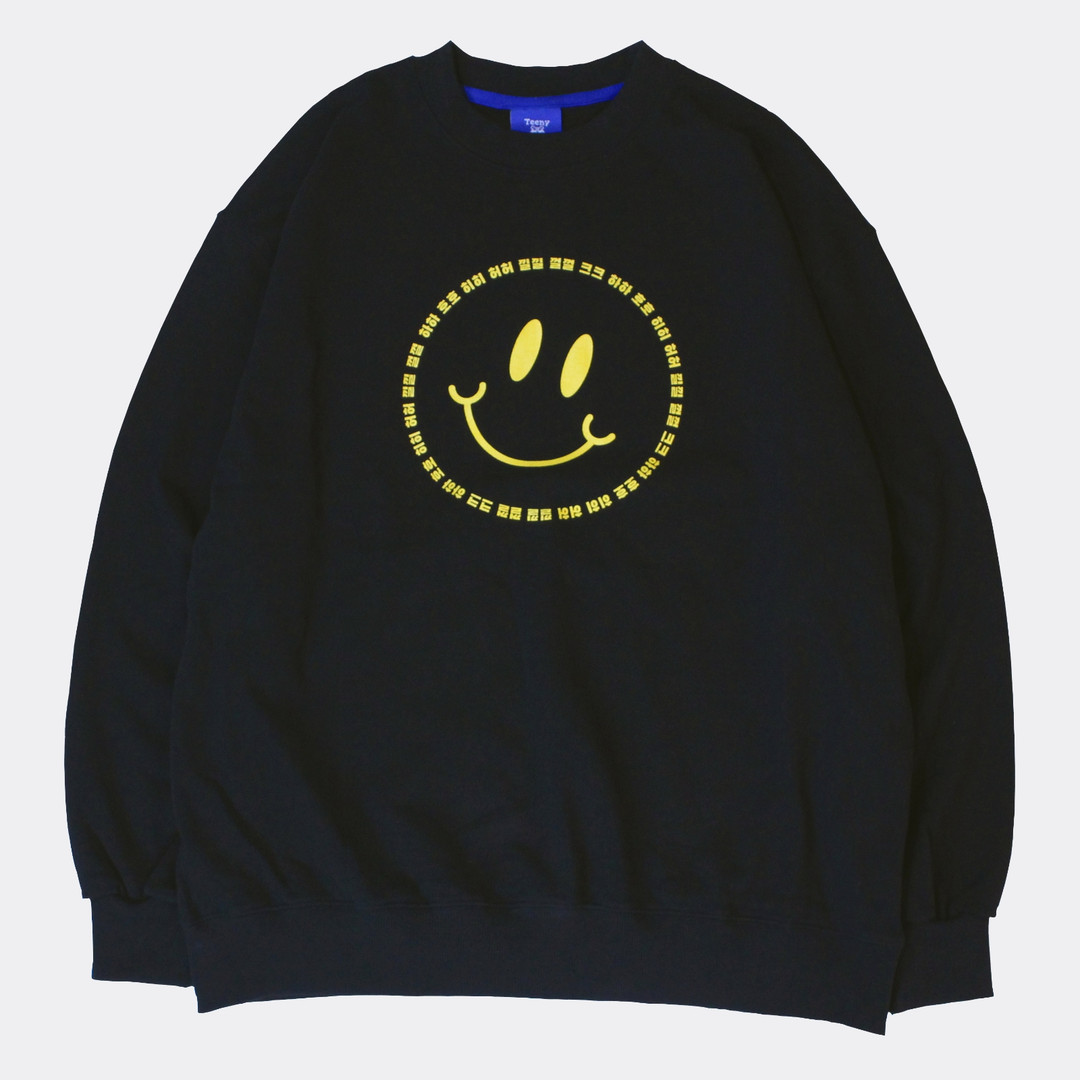 Smile sweatshirt (Black) | idus
