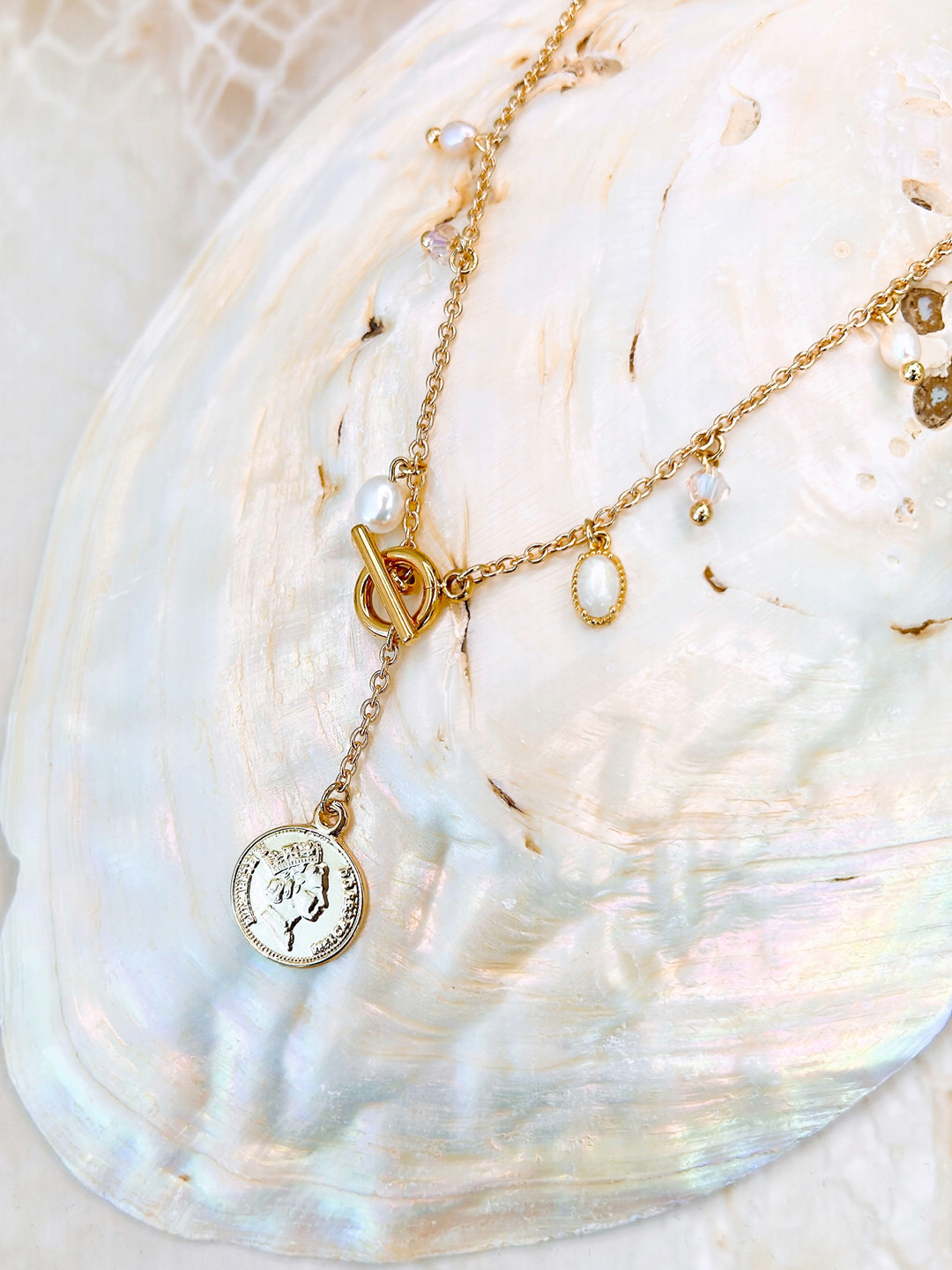 [Sold Out]Vintage Coin Drop Necklace