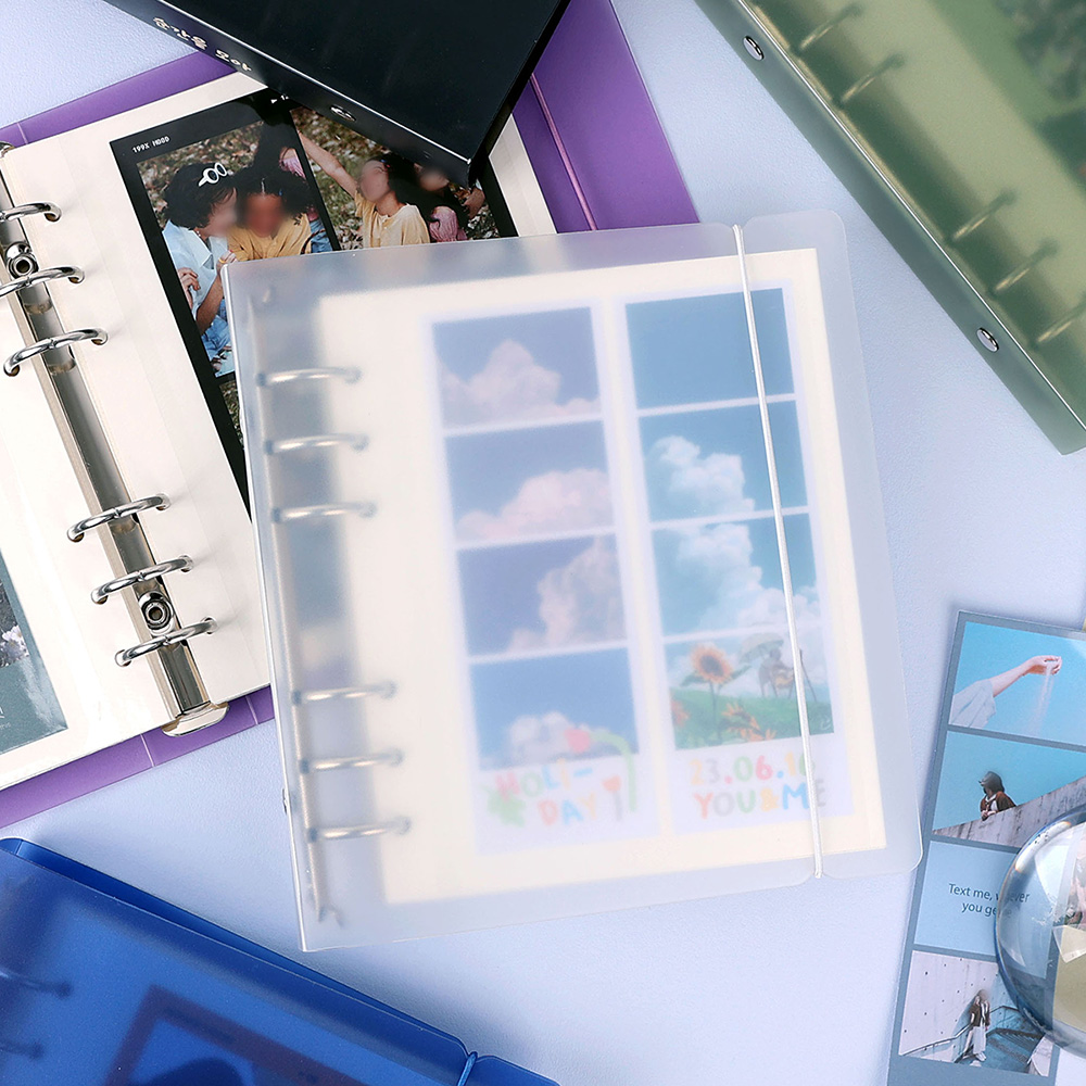 wannathis A6 square 6 holes PP color binder album set | idus