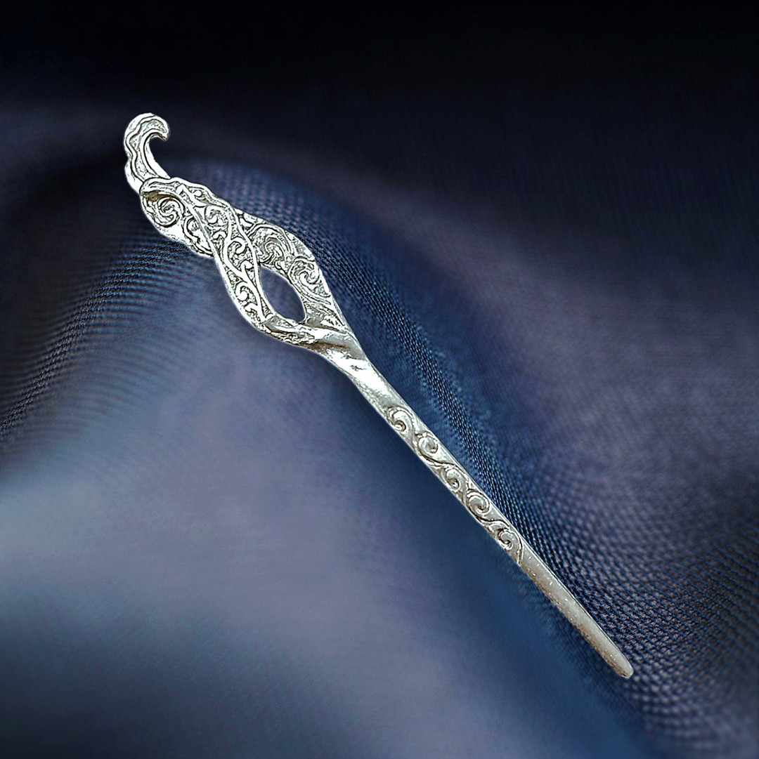 [Tail of the Nine Tailed 1938] Korean traditional pure silver binyeo | idus