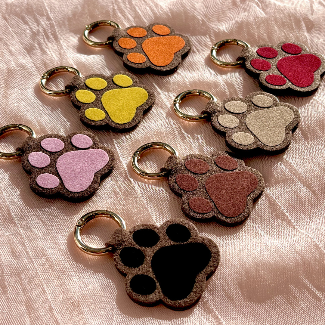 Luminous Paw-Jelly Name Tag - Ring Type | idus