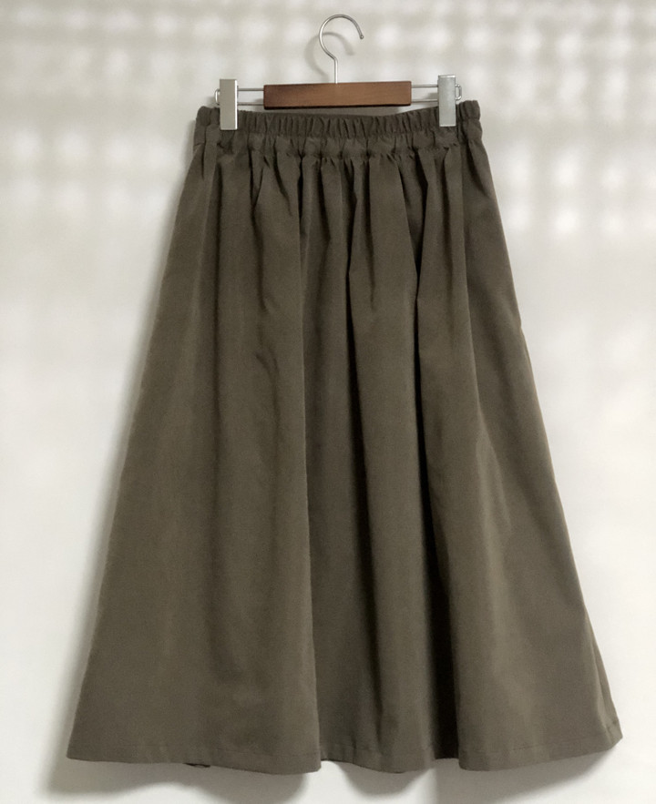 하프뒷밴딩 맞주름 스커트 | 아이디어스