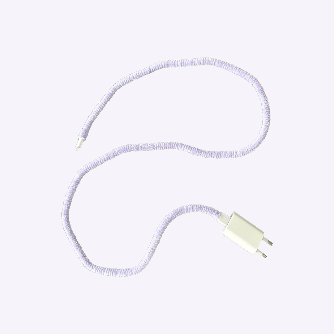 FLUFFY CABLE THIN ver.2 / lilac