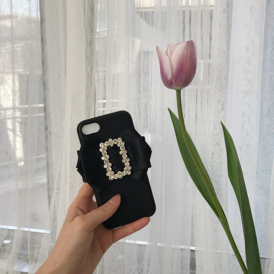 Bling ribbon phone case [ iPhone / Galaxy / Note / Z Flip ]