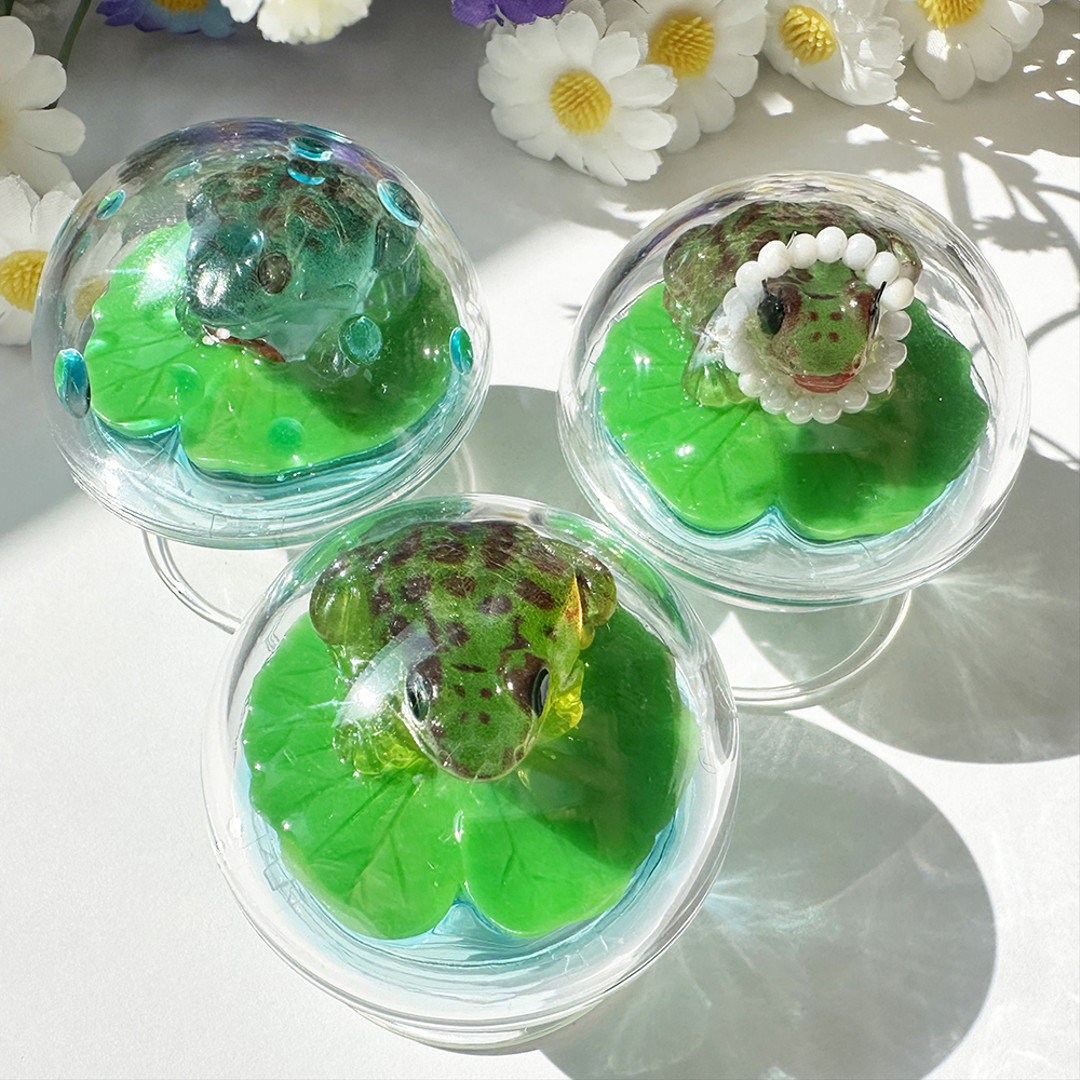 🐸Decorate Your Frog! Personalized Frog phone grip🐸 | idus