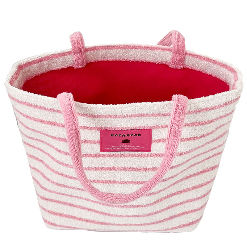 noonnoon terry bag(pink) | 아이디어스