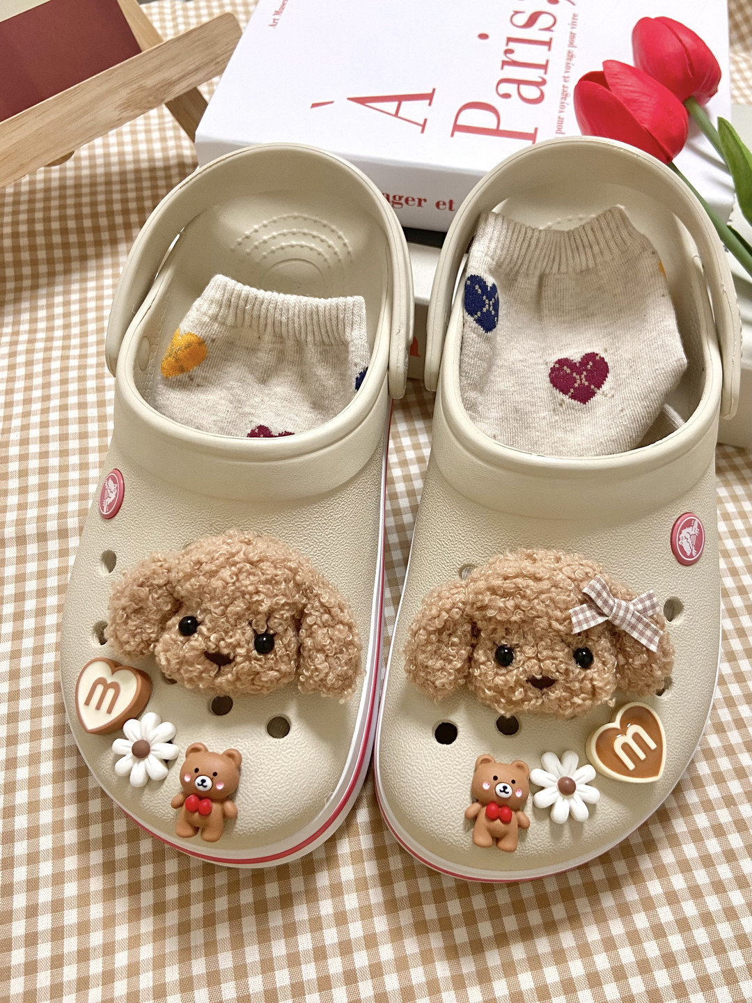 Poodle puppy cute doll jibits zibitz set jibbitz pack | idus