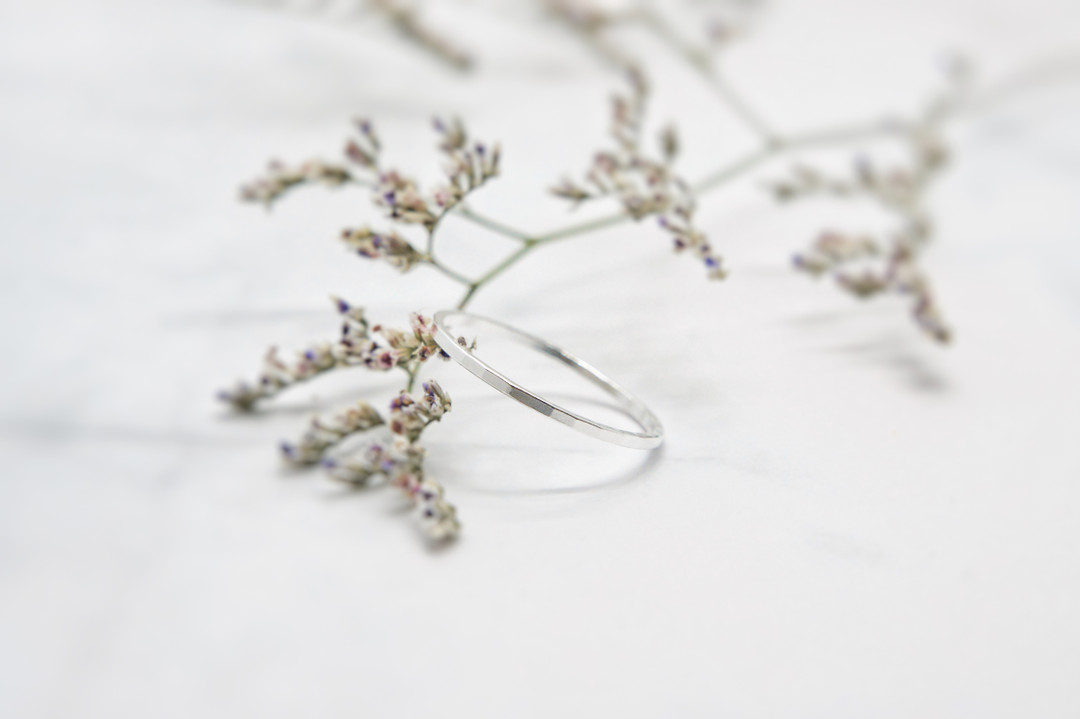 Hammered Ring(Thin) | idus