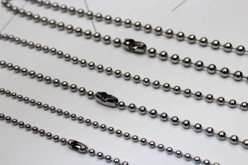 [써지컬스틸]3mm,4mm,5mm군번줄 목걸이 | 아이디어스