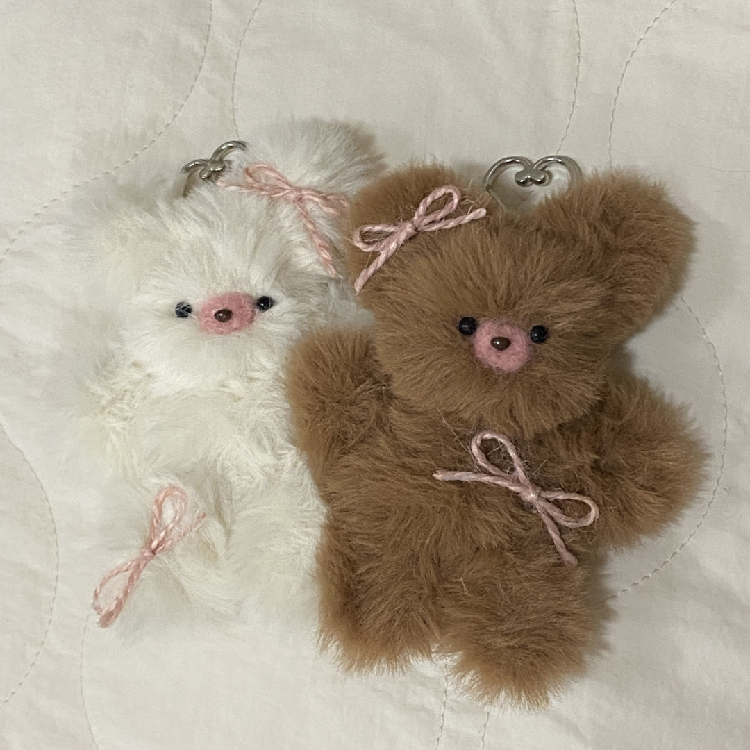 a lovely bear keyring | idus