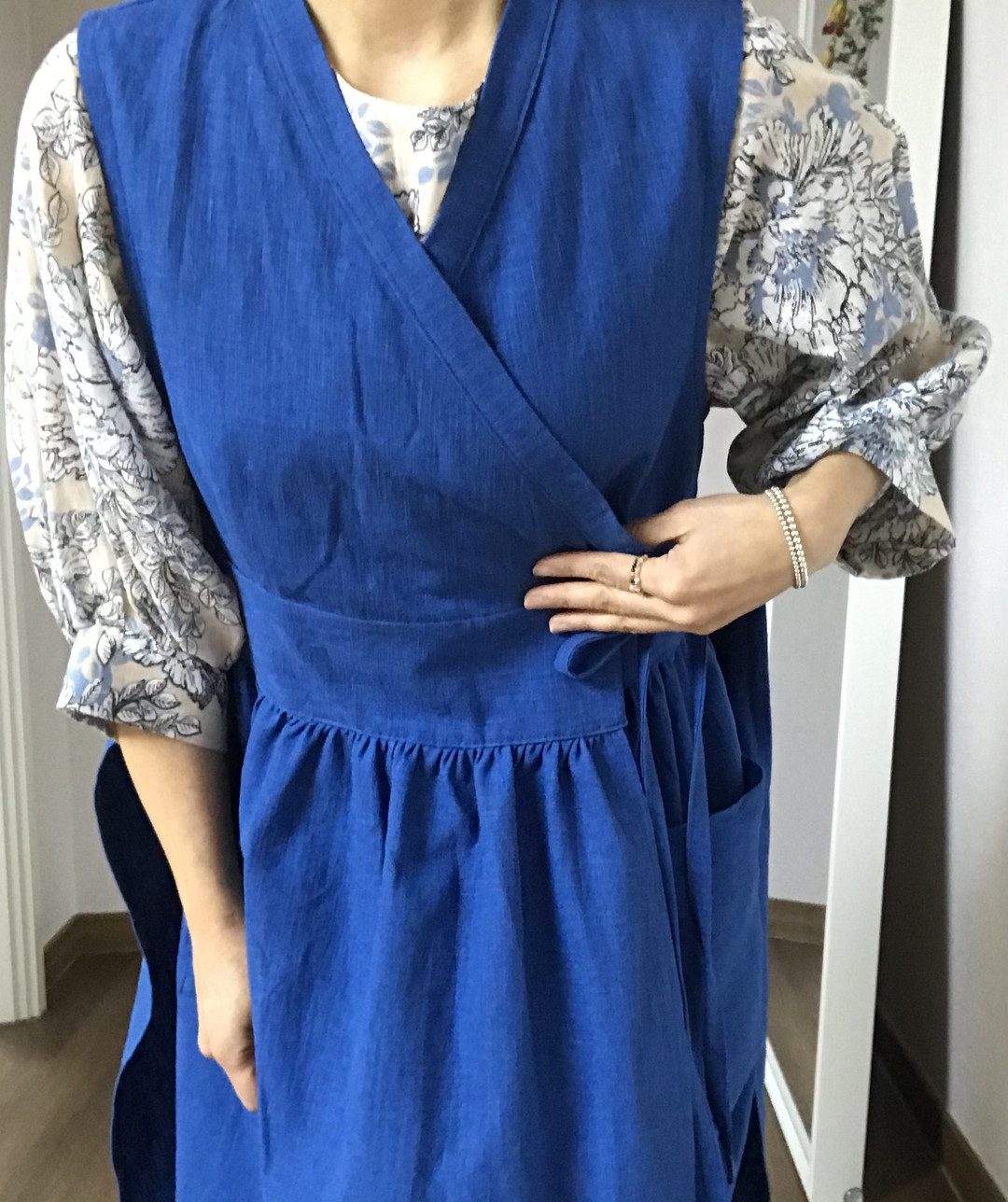 Korean traditional clothes One-piece Apron | idus