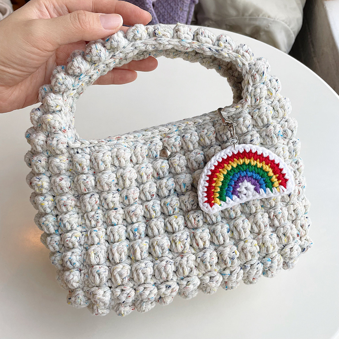 Mini Bubble Bag Crochet Bag | idus