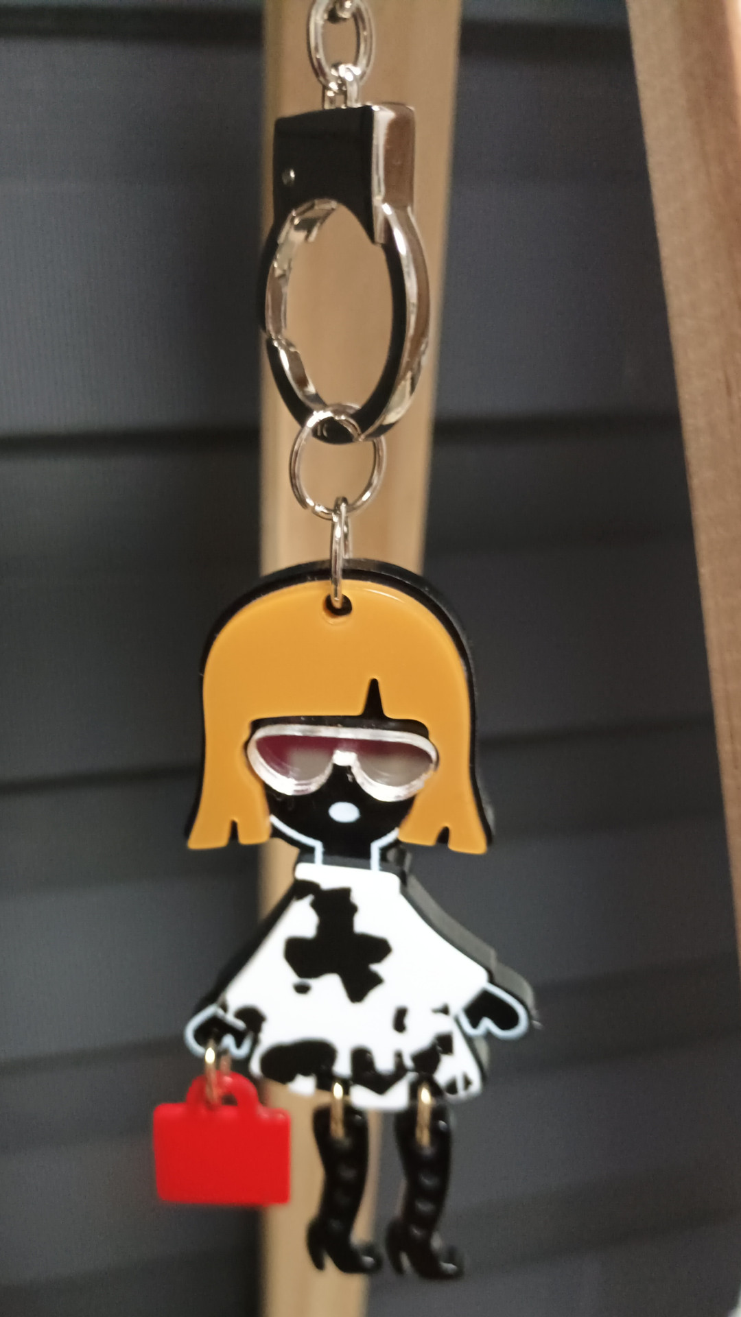 Bob girl mini handcuffs key ring | idus