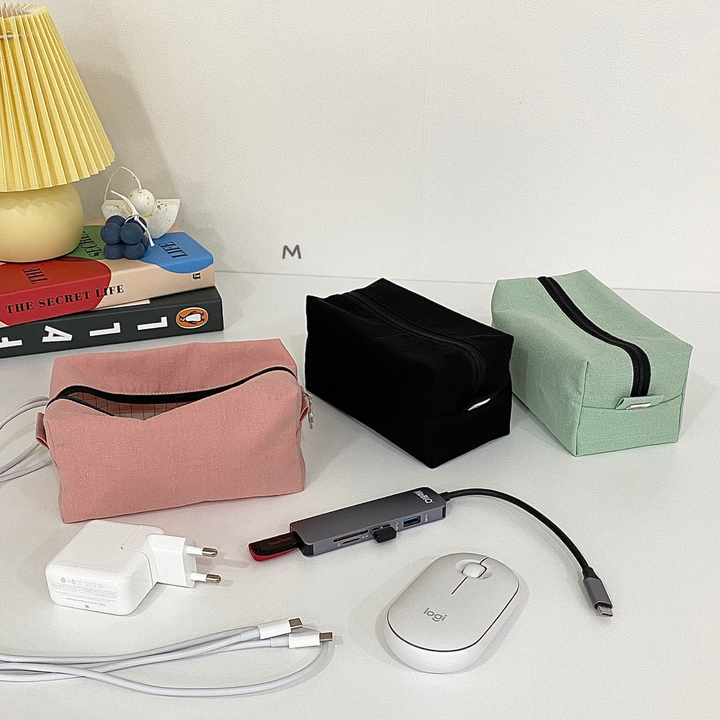 🤍피그먼트 흐물 사각 파우치 (9color) | 아이디어스