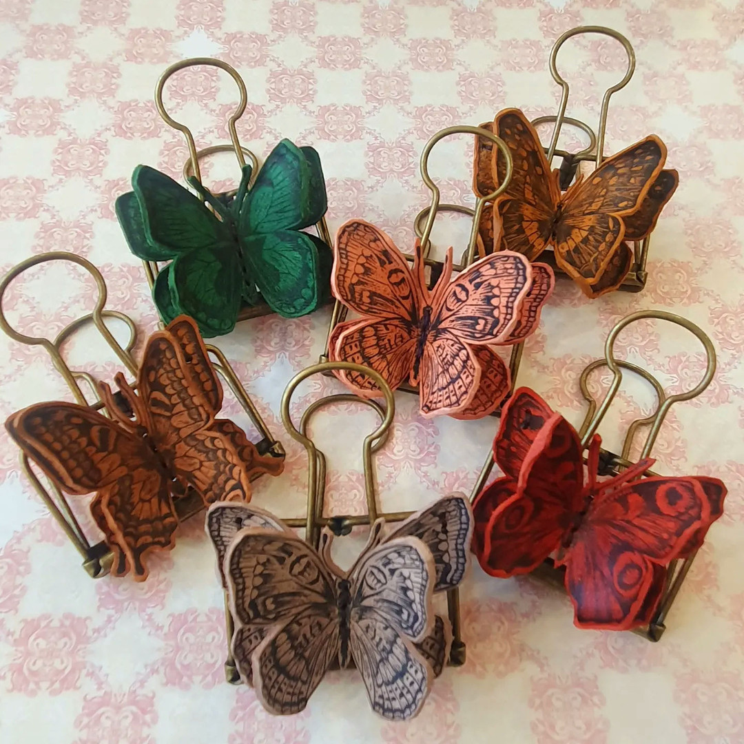 Vintage Butterfly Clip Tongs (large) | idus