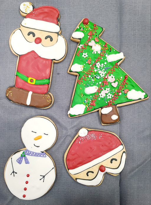 크리스마스 라지 아이싱 쿠키 | 아이디어스