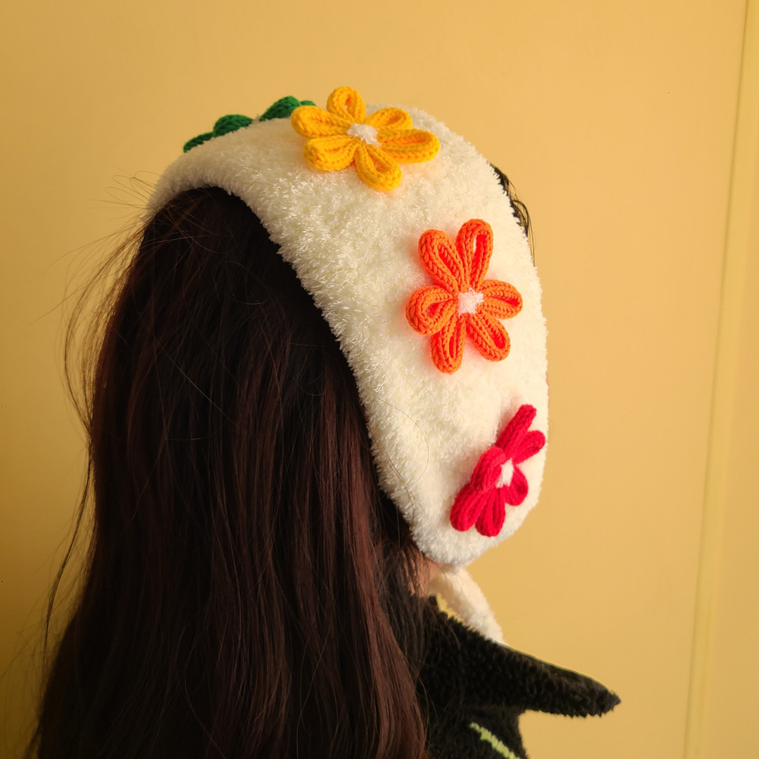 rainbow flower muffler