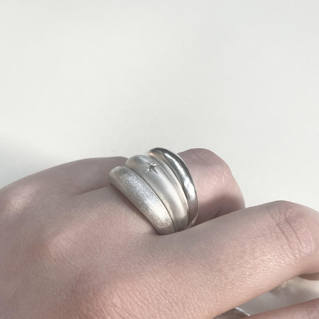 Silver 925 modern classic ring no2 | idus