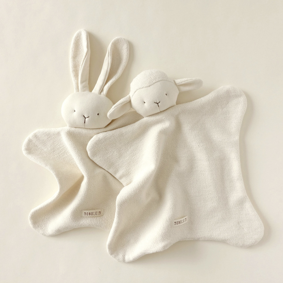 Cuddle cloth toy(Rabbit/Lamb), organic cotton 100 | idus