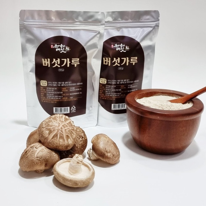 초가송이 버섯가루200g (100g*2봉) | 아이디어스