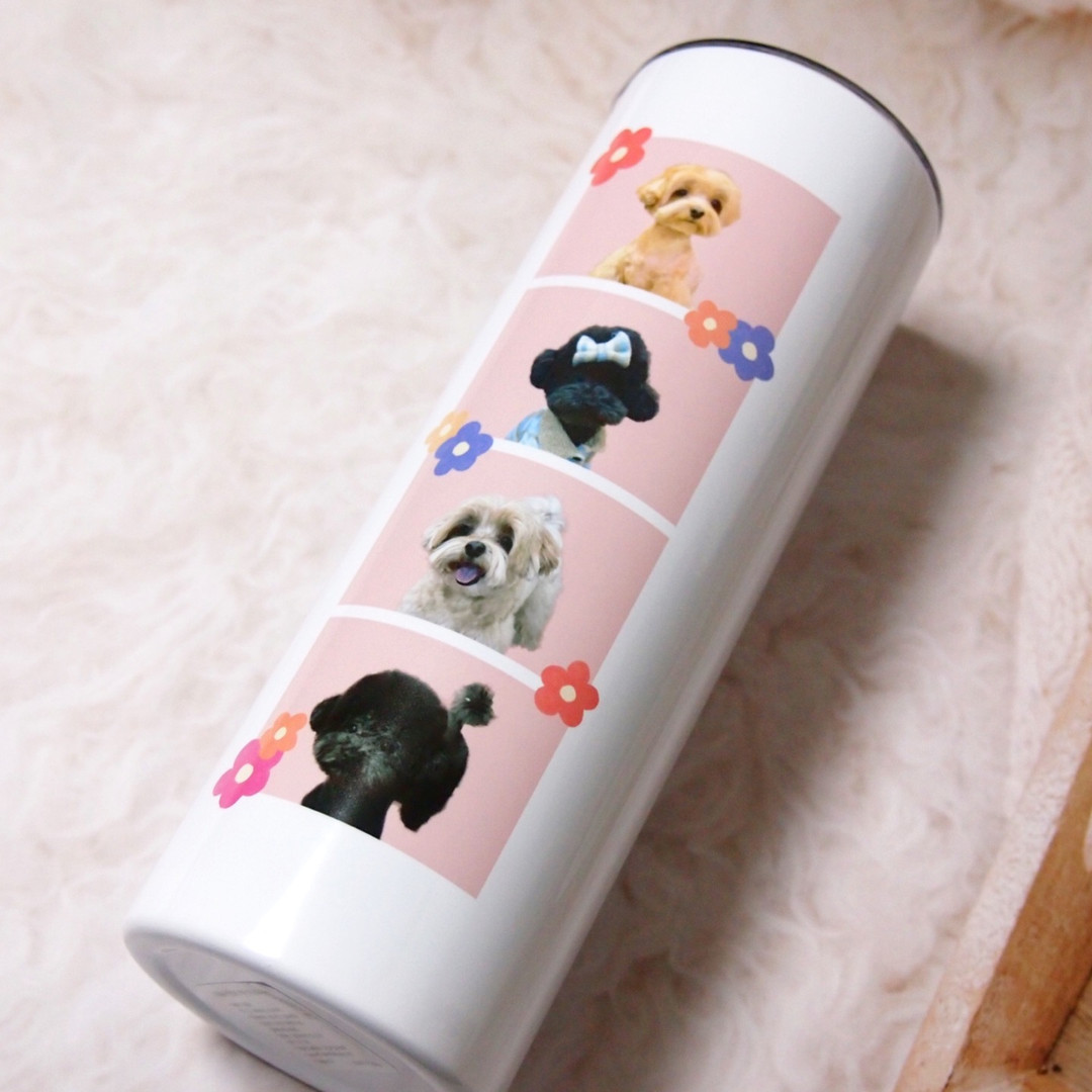 four-cut photo custom-made tumbler