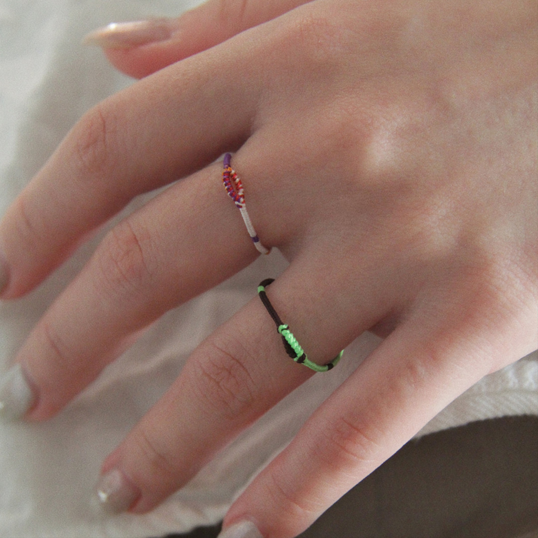 Butterfly Ring / Handcraft Thread Ring | idus