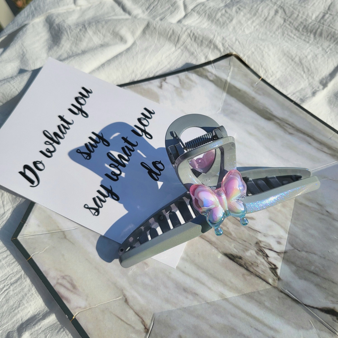 brilliant pearl butterfly Hair tongs pin | idus