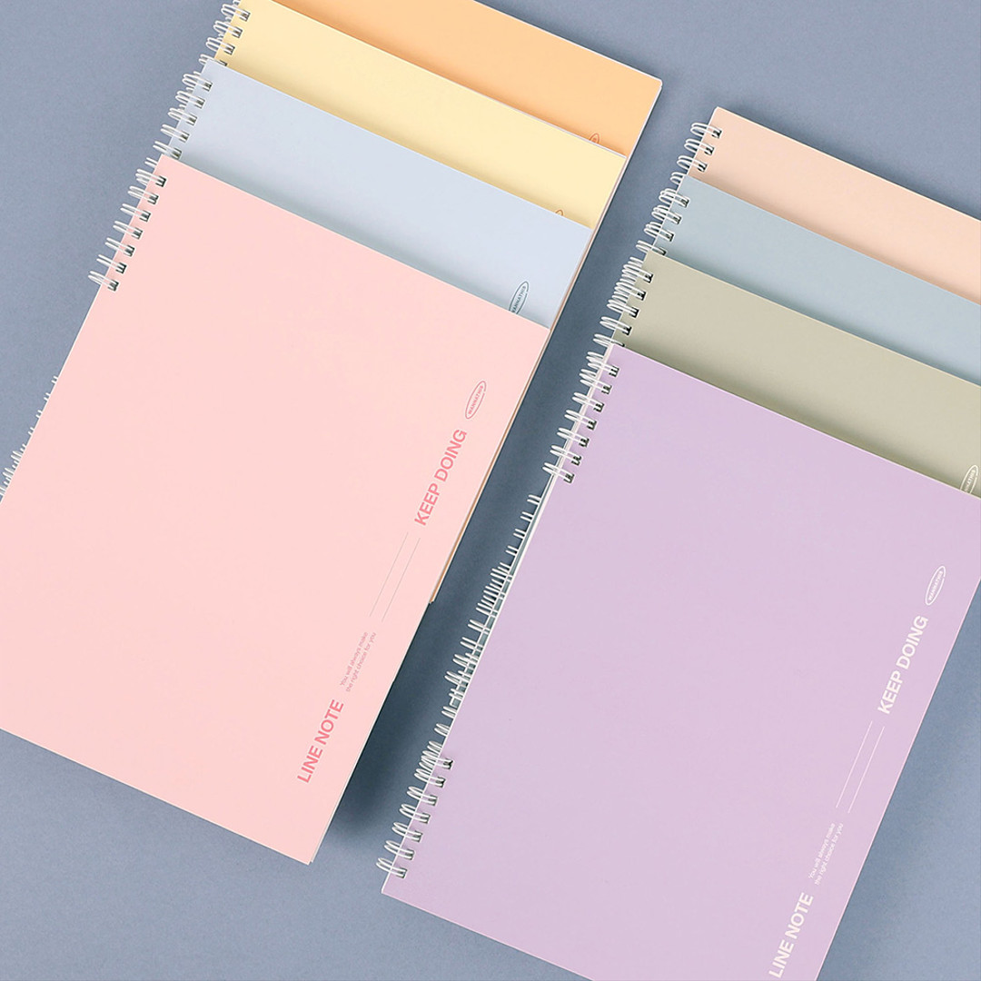 B5 KEEP DOING Spring Line Note 4EA Set Ver.2