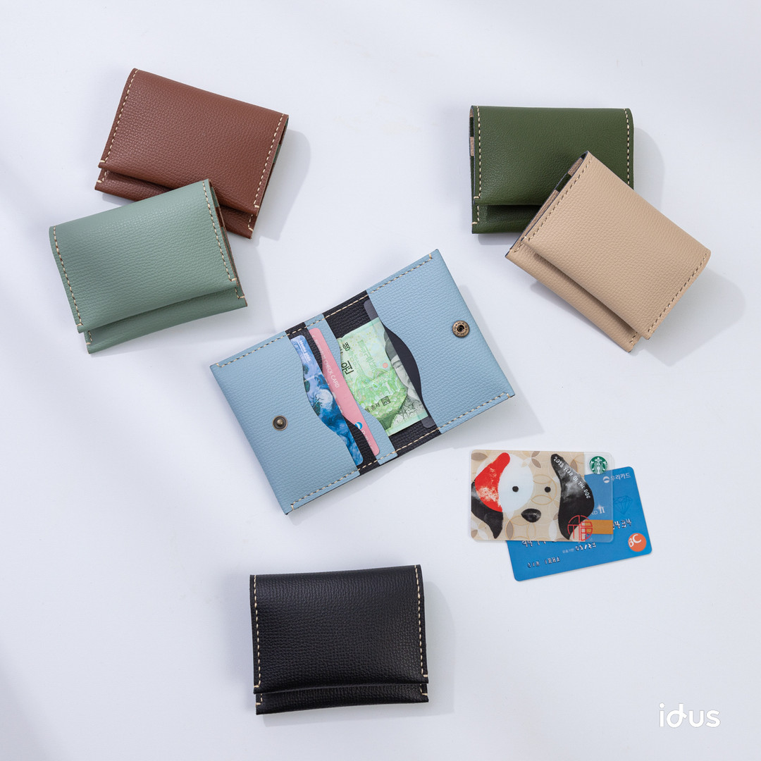 [idus Exclusive] Slim foldable wallet, business card wallet