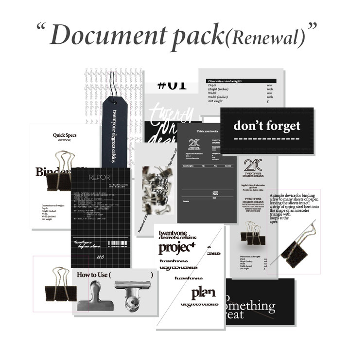 Document Pack(Renewal) 스티커팩 | 아이디어스