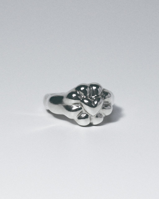 Heart flower ring | 아이디어스