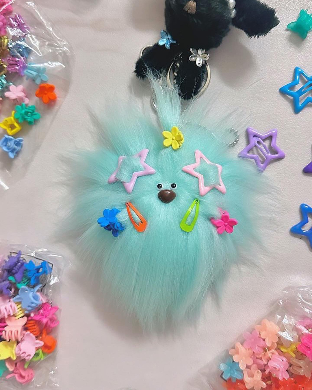 Fluffyflow minmin kitsch Keyring Keychain present gift | idus