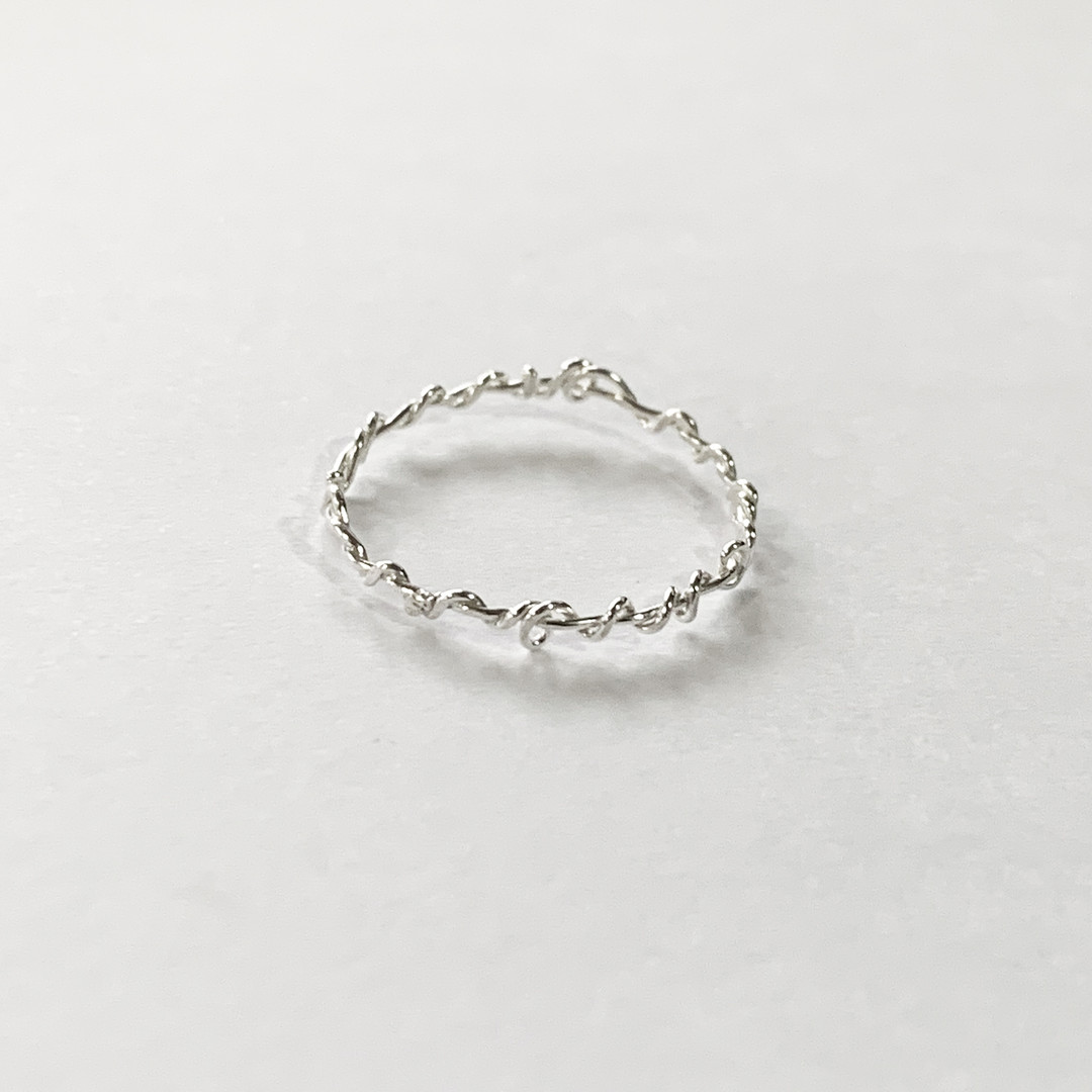 delicate thine layered rings daily simple minimal 3set | idus