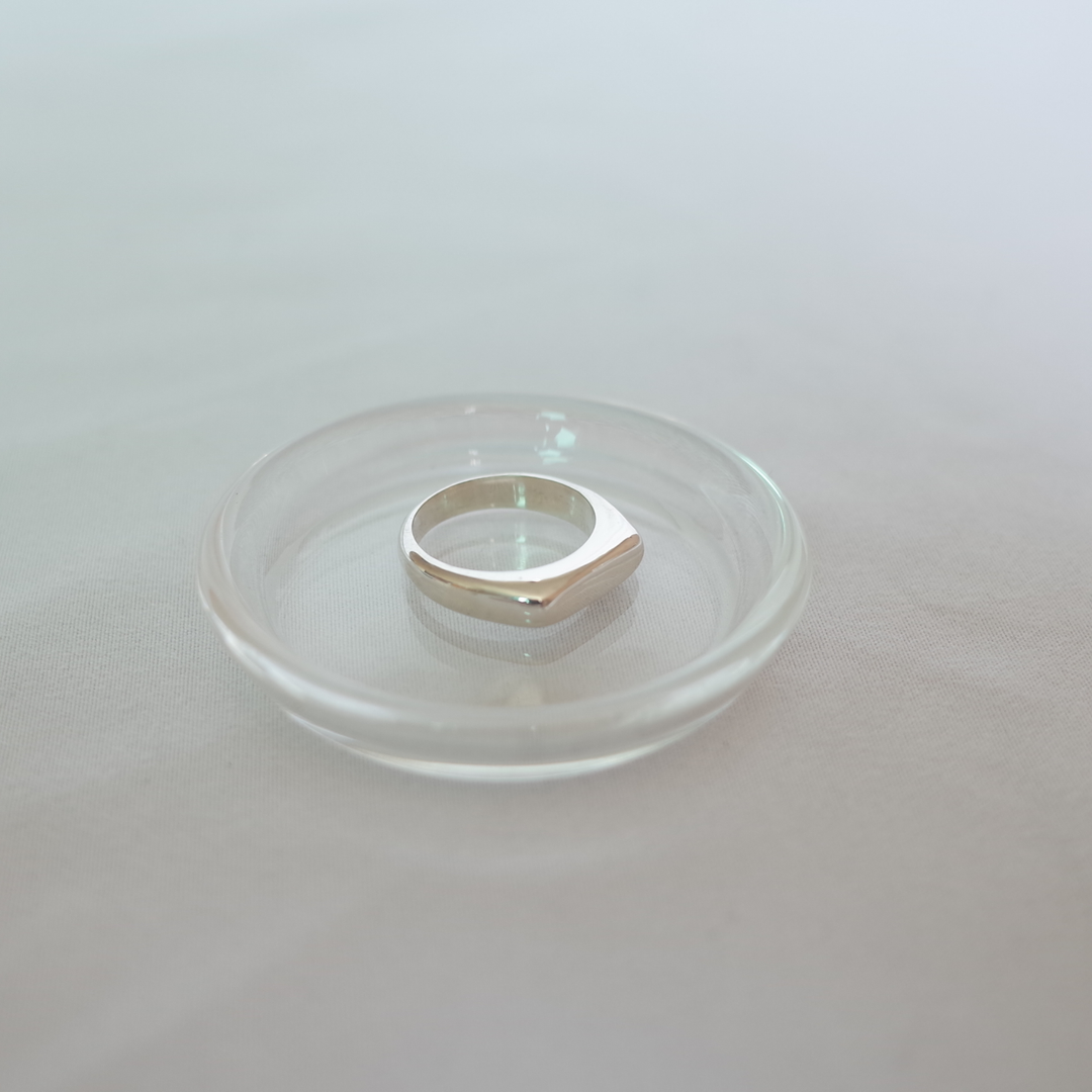 silver · basic oval ring | idus