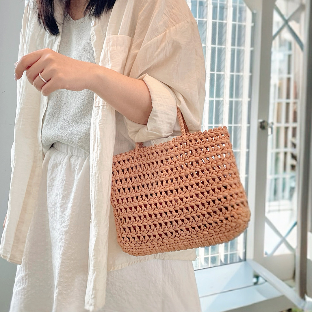 Raffia Net Bag Crochet bag | idus