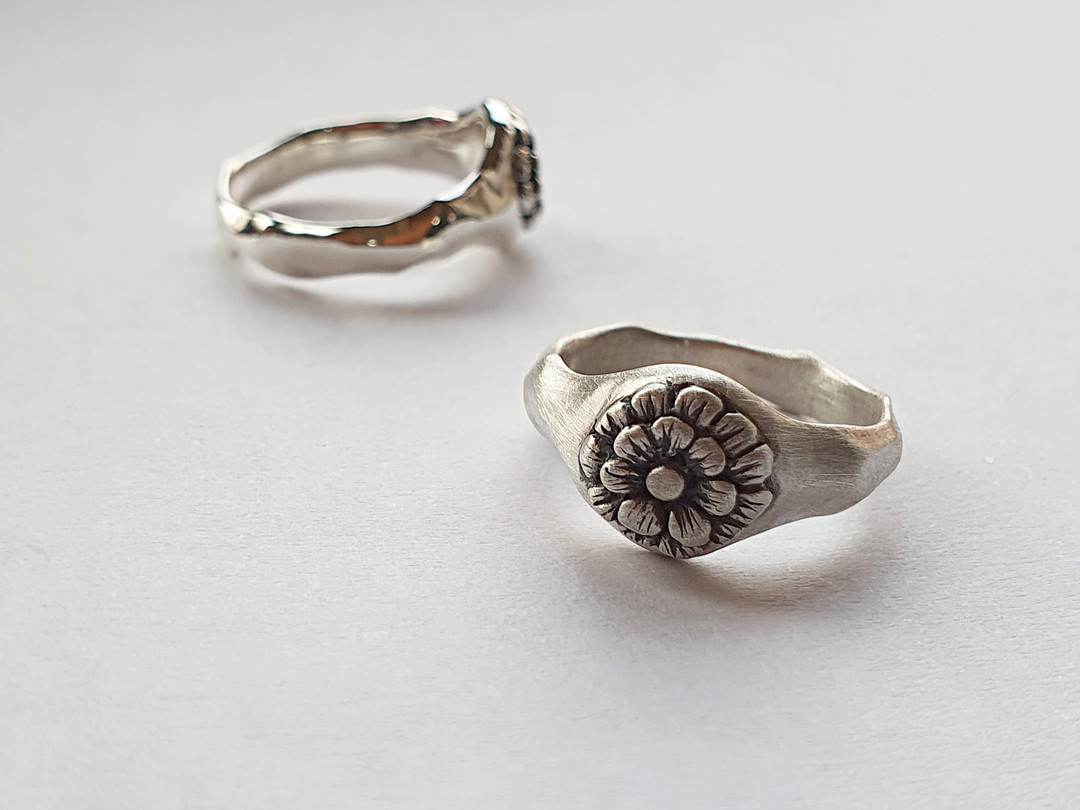[Silver Ring] Wildflower Ring | idus