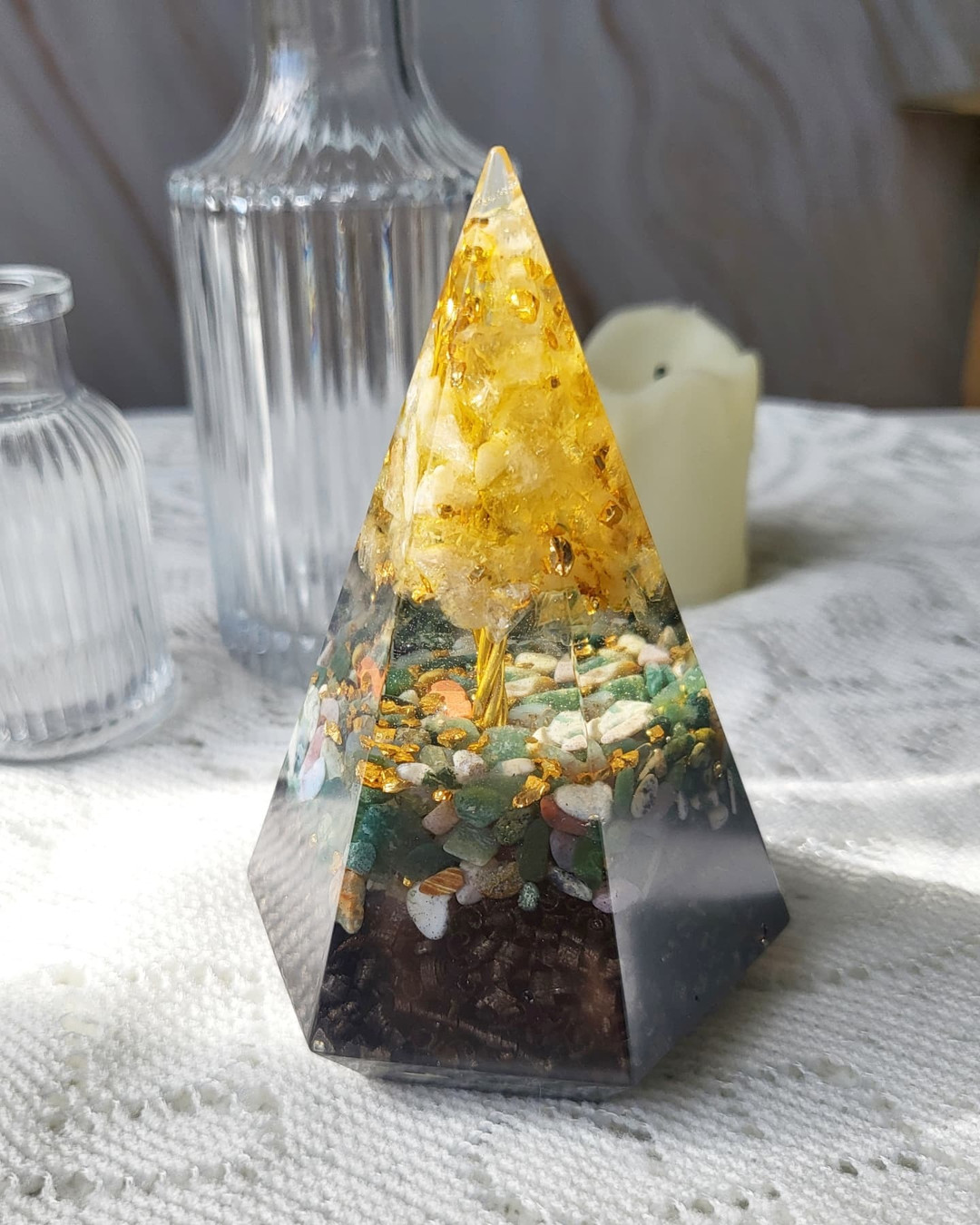 Abundance of Wood Orgonite, Tree, Wealth, health, rich | idus