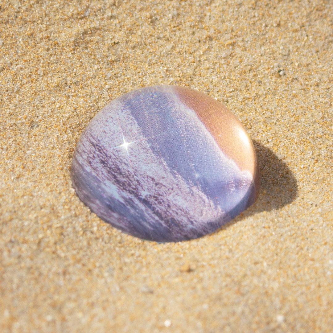 pink beach paperweight sea ocean coast wave Jeju Isaland | idus