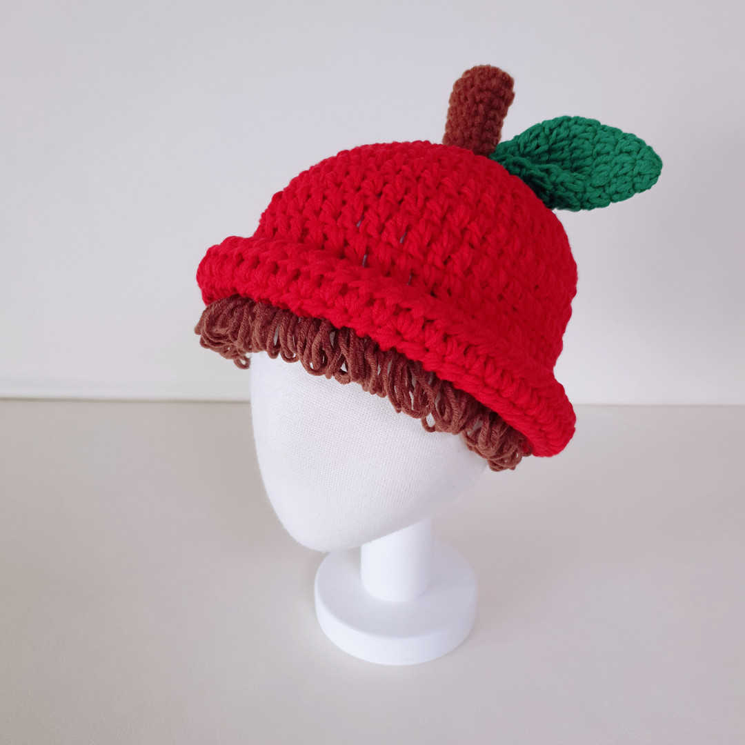 baby hat/baby apple hat/wig hat/baby fruit hat | idus