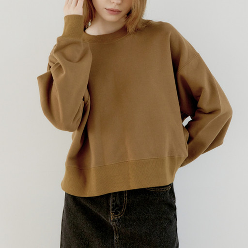 [NEW]루즈핏 세미크롭 맨투맨(MCG1-MT221) | 아이디어스