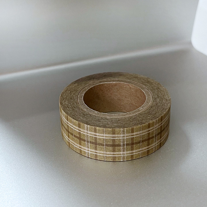 autumn check masking tape | 아이디어스